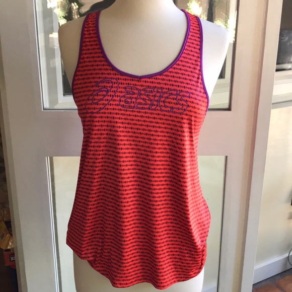 Asics | Tops | Asics Running Tank Top Neon Reflective Logo | Poshmark